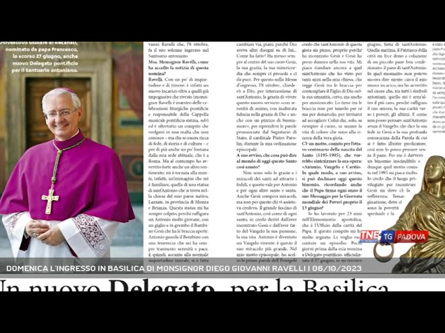 PADOVA | DOMENICA L'INGRESSO IN BASILICA DI MONSIGNOR DIEGO GIOVANNI ...